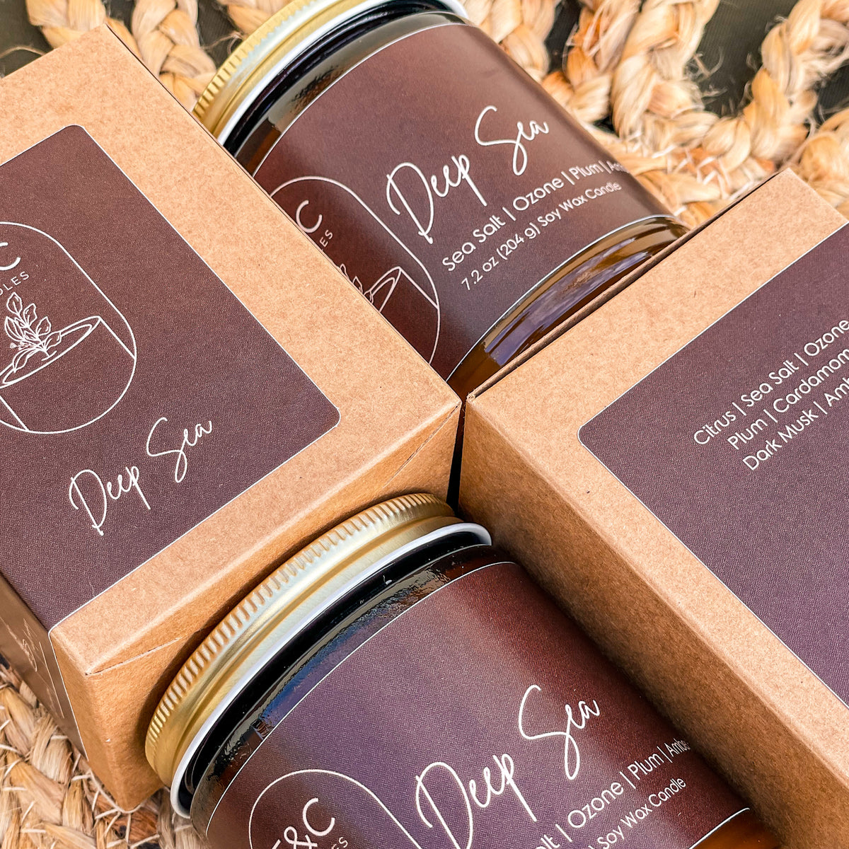 Deep Sea 7.2oz Candle – F&C Candles